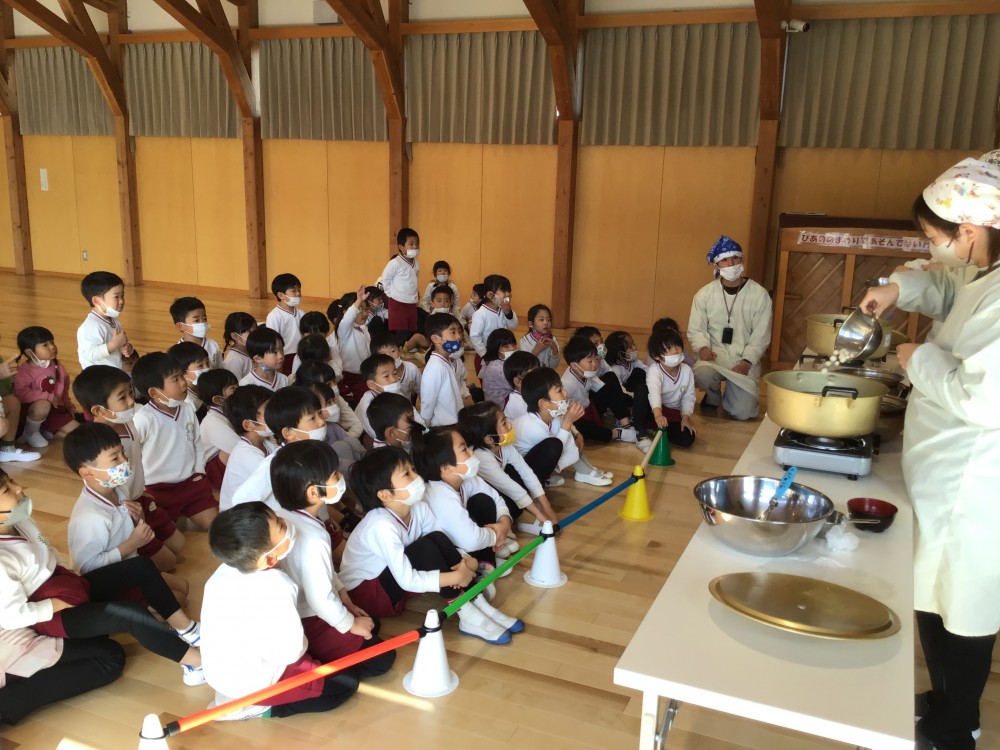 冬野菜の味噌汁 | いなばこども園